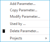 Parameters - WhereScape RED 10.3.0.2 - Product Documentation