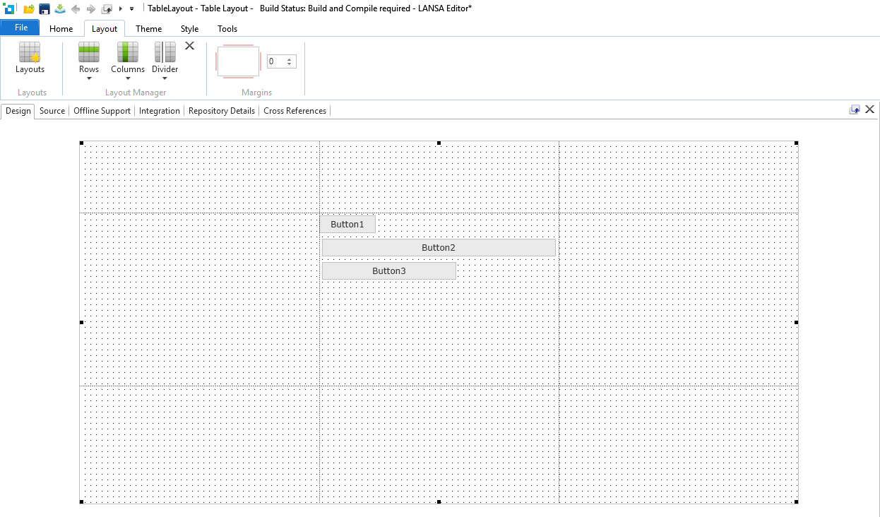 Margins - Visual LANSA Version 16 - Product Documentation