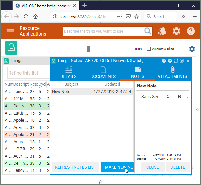 Things - Visual LANSA Version 16 - Product Documentation